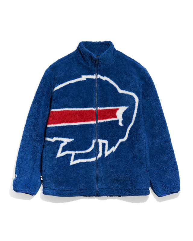 Buffalo Bills Big Logo Blue Sherpa Jacket – Chalk Line Apparel