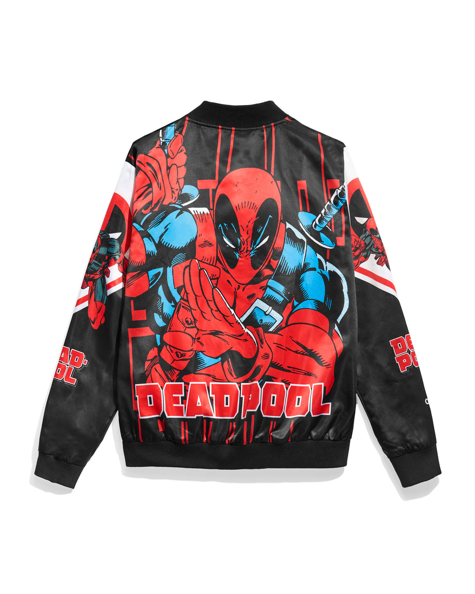 Deadpool Fanimation Satin Jacket – Chalk Line Apparel