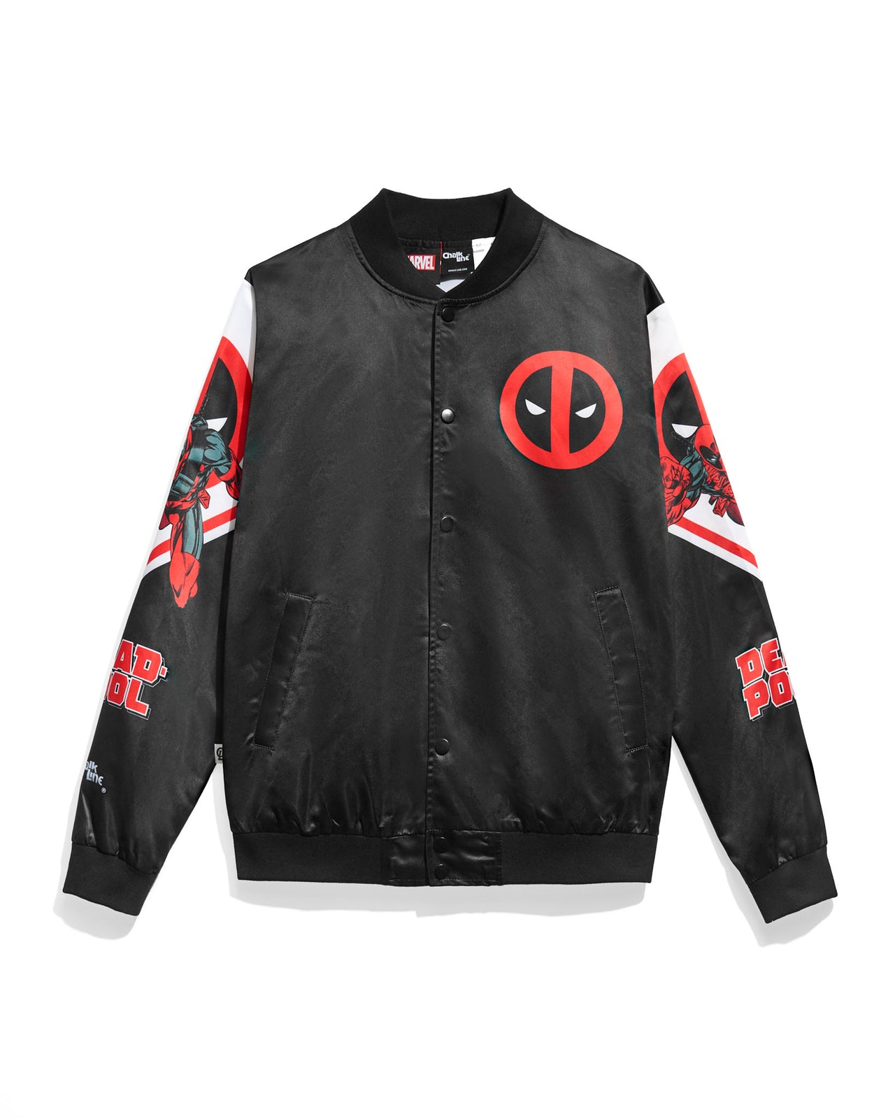 Deadpool Fanimation Satin Jacket – Chalk Line Apparel