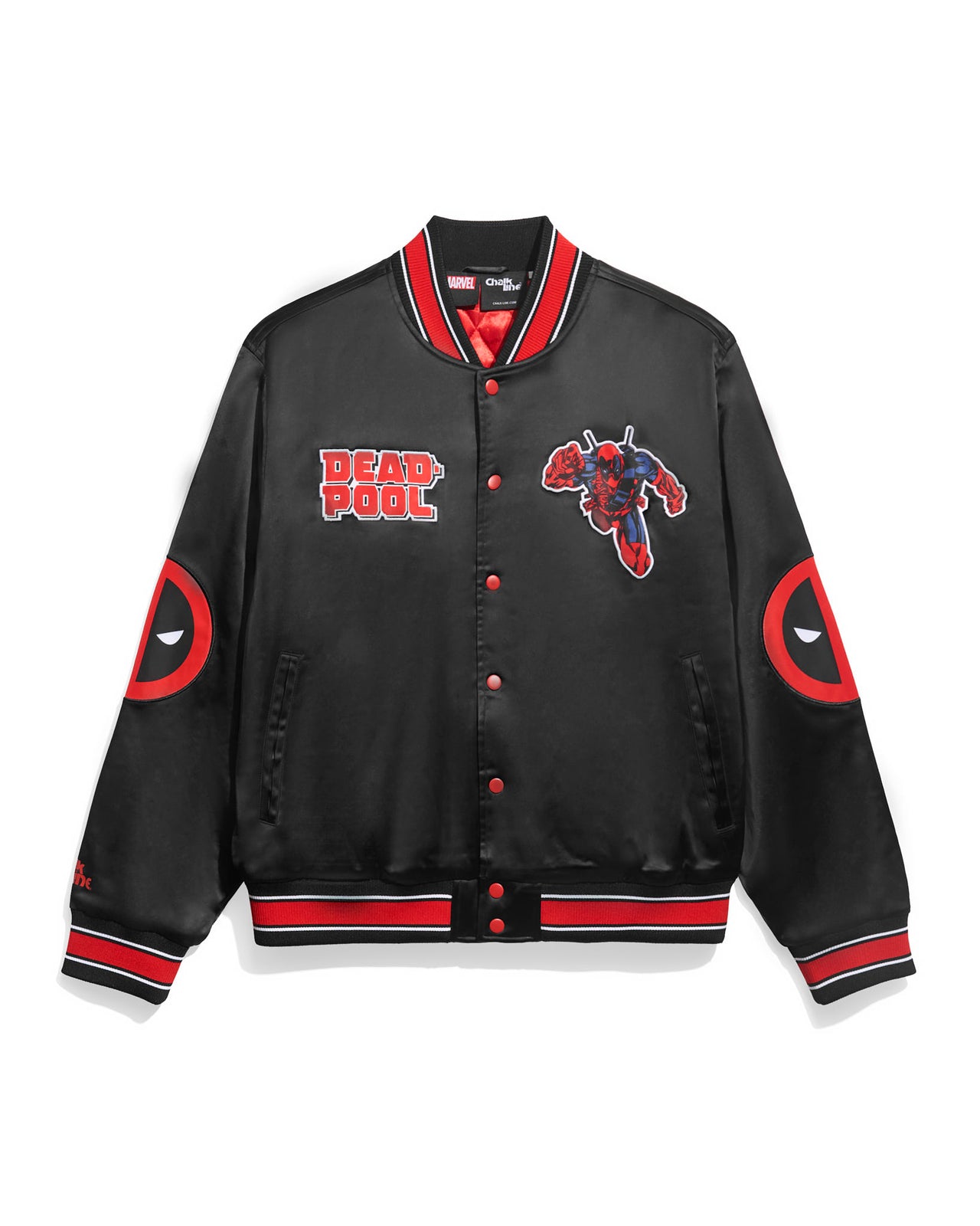 Deadpool Quilted Satin Jacket – Chalk Line Apparel