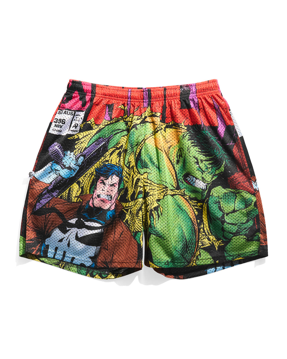 The Incredible Hulk 396 Punisher Retro Shorts – Chalk Line Apparel