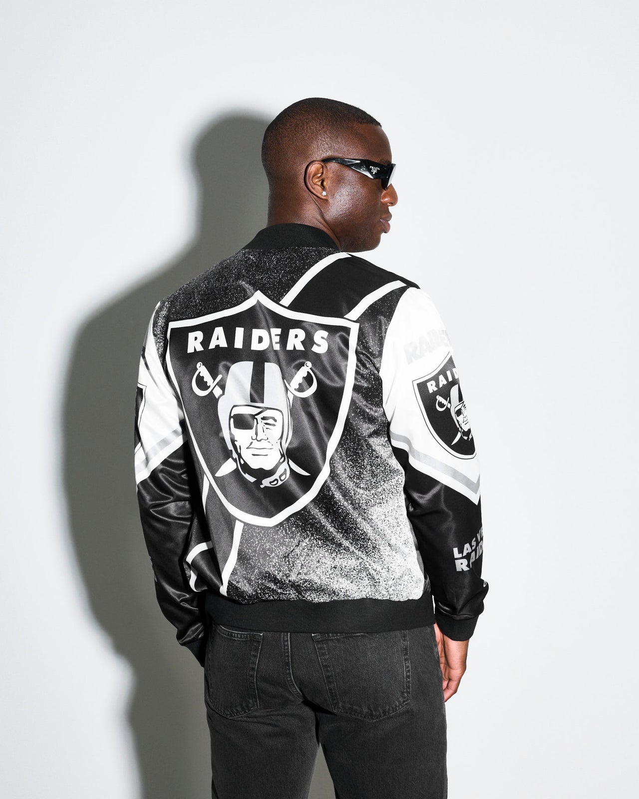 Las Vegas Raiders Logo Fanimation Satin Jacket – Chalk Line Apparel
