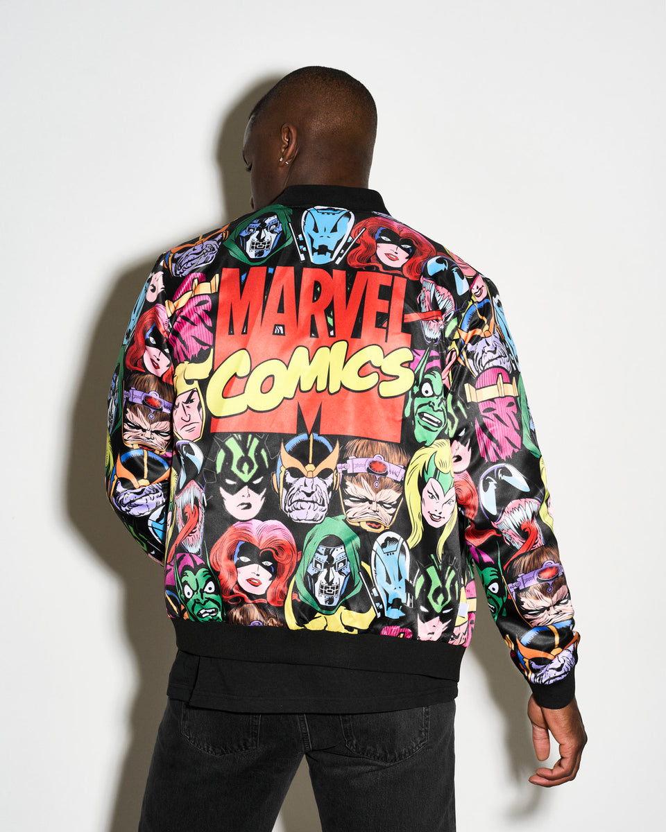 Marvel Comics Villains Heads Fanimation Jacket – Chalk Line Apparel