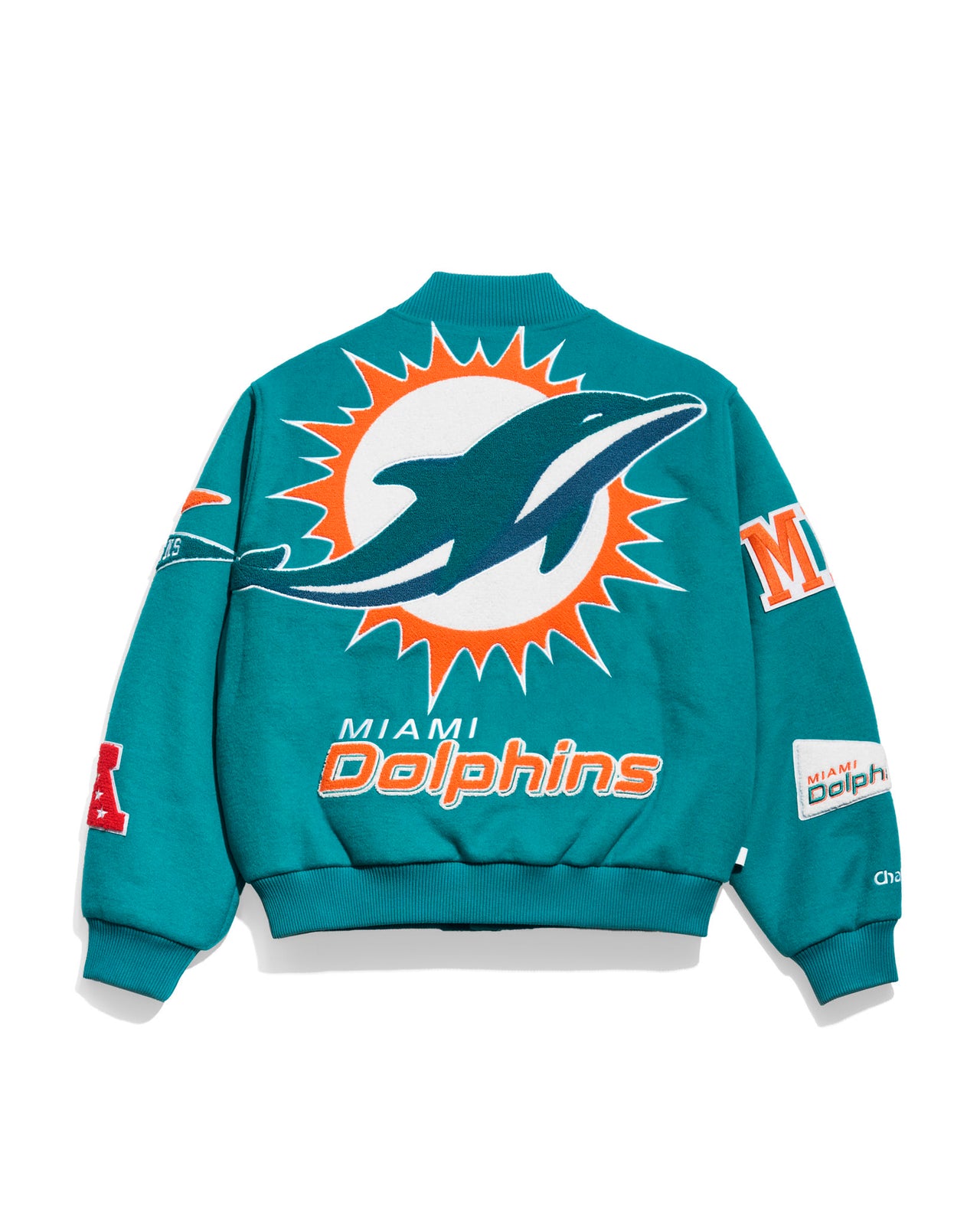 Miami Dolphins Pennant Varsity Jacket – Chalk Line Apparel
