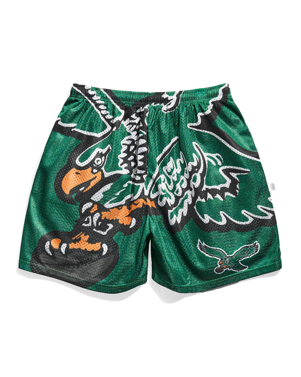 Philadelphia Eagles Kelly Green Big Logo Retro Shorts – Chalk Line Apparel