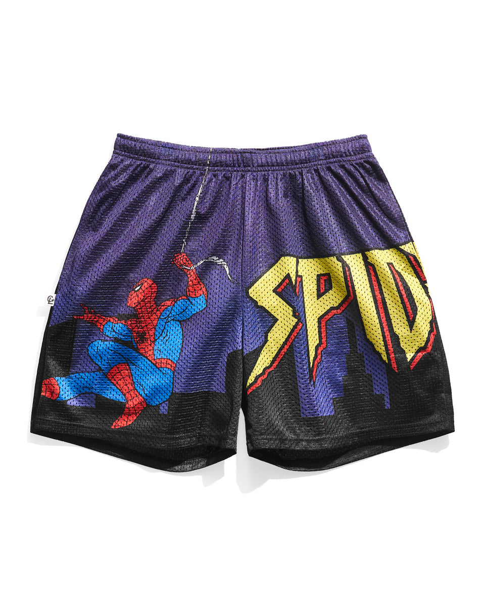 Spider-Man Big Logo Retro Shorts – Chalk Line Apparel