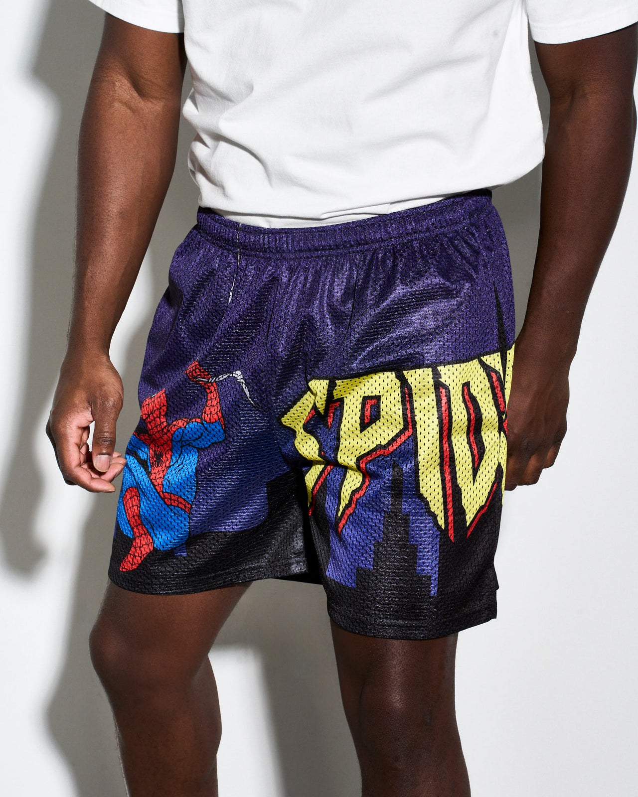Spider-Man Big Logo Retro Shorts – Chalk Line Apparel
