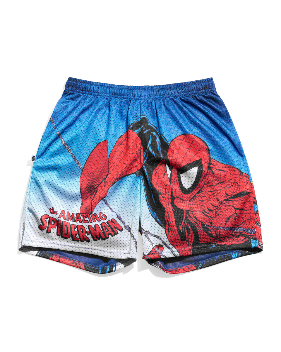 Spider-Man Web Slinger Retro Shorts – Chalk Line Apparel