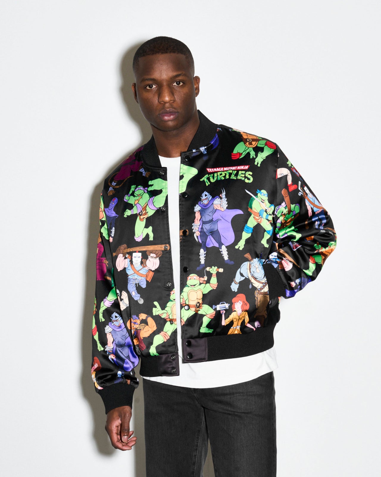 TMNT Characters AOP Quilted Satin Jacket – Chalk Line Apparel