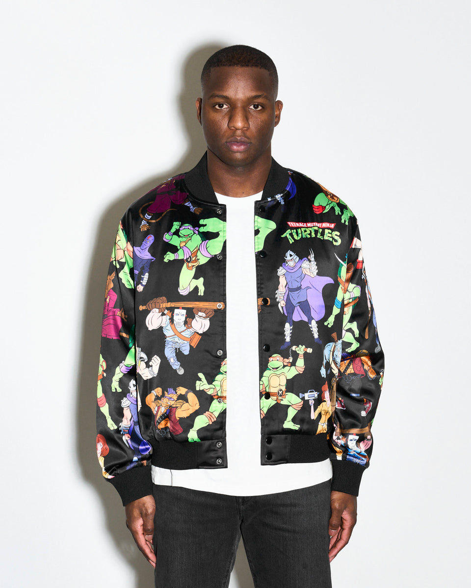 TMNT Characters AOP Quilted Satin Jacket – Chalk Line Apparel