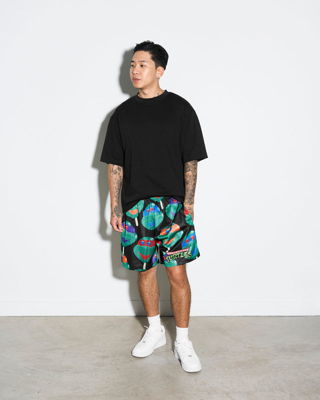 TMNT Popsicle Black Retro Shorts – Chalk Line Apparel