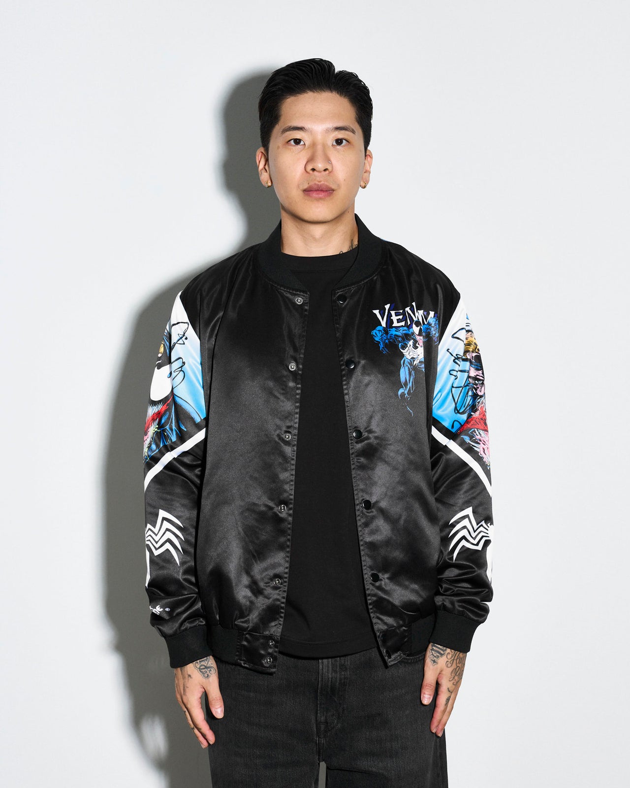 Venom Symbiote Fanimation Satin Jacket – Chalk Line Apparel