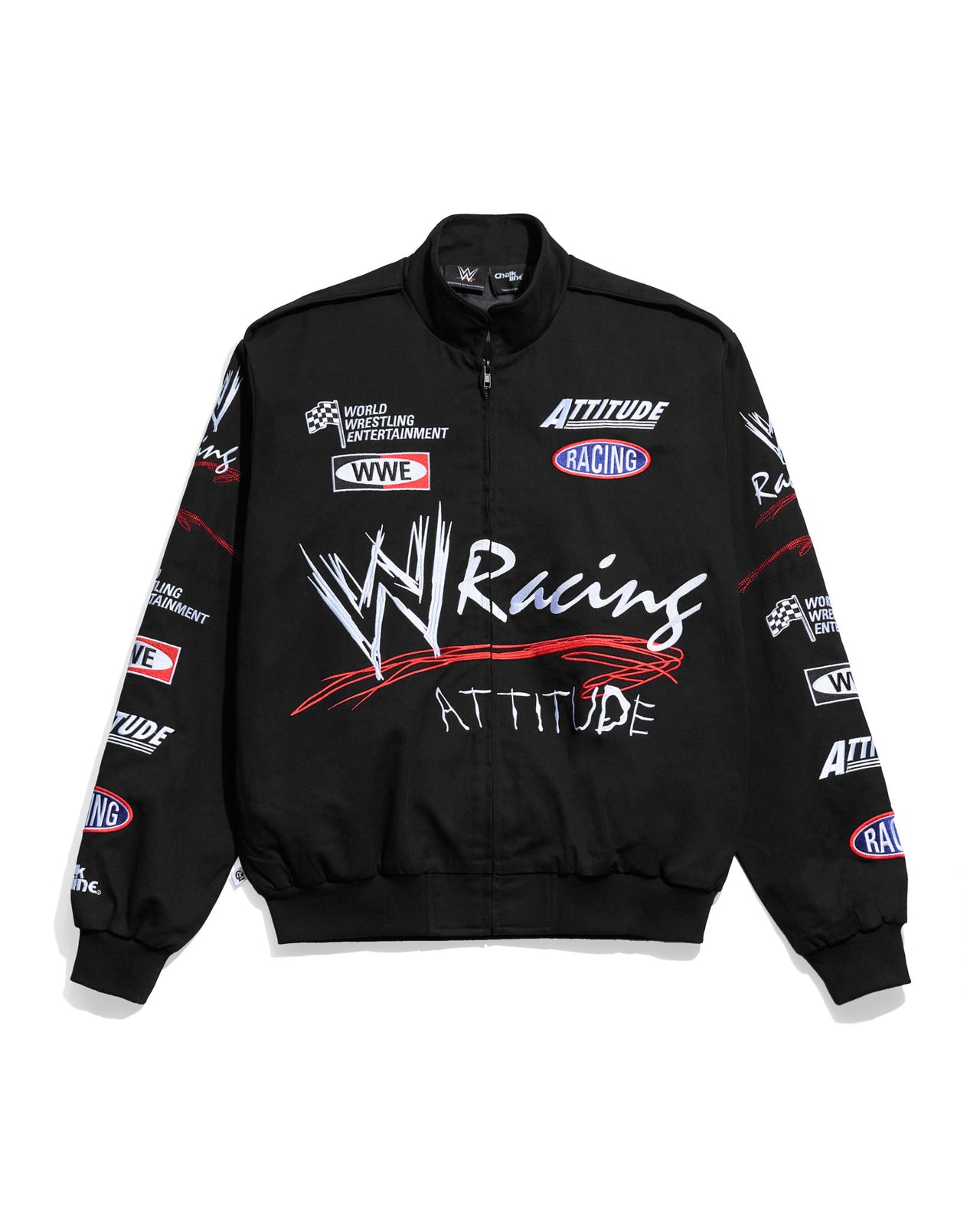 WWE Attitude Lightweight Racing Jacket – Chalk Line Apparel