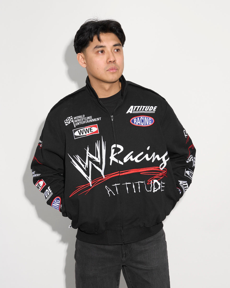 WWE Attitude Lightweight Racing Jacket – Chalk Line Apparel