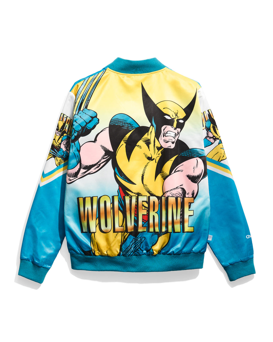 Wolverine Classic Blue Fanimation Satin Jacket – Chalk Line Apparel