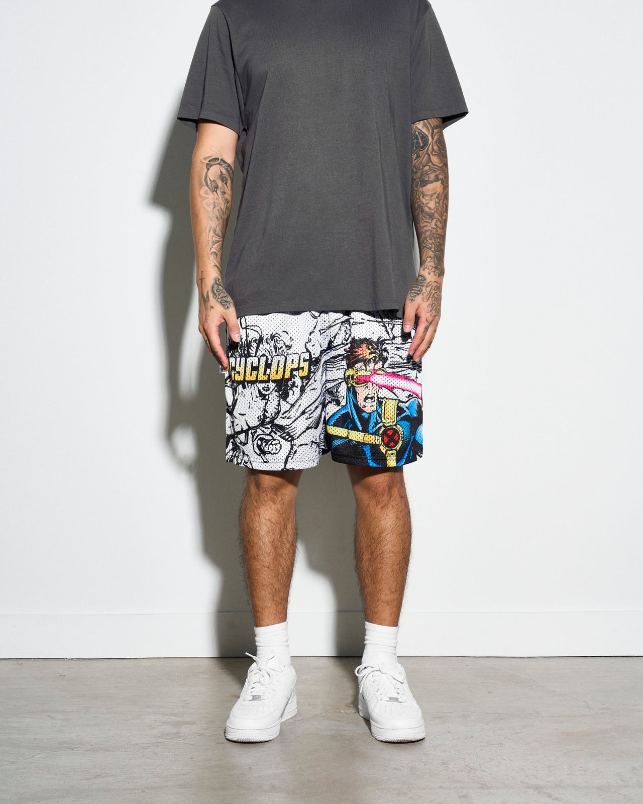 X-Men Cyclops Retro Shorts – Chalk Line Apparel