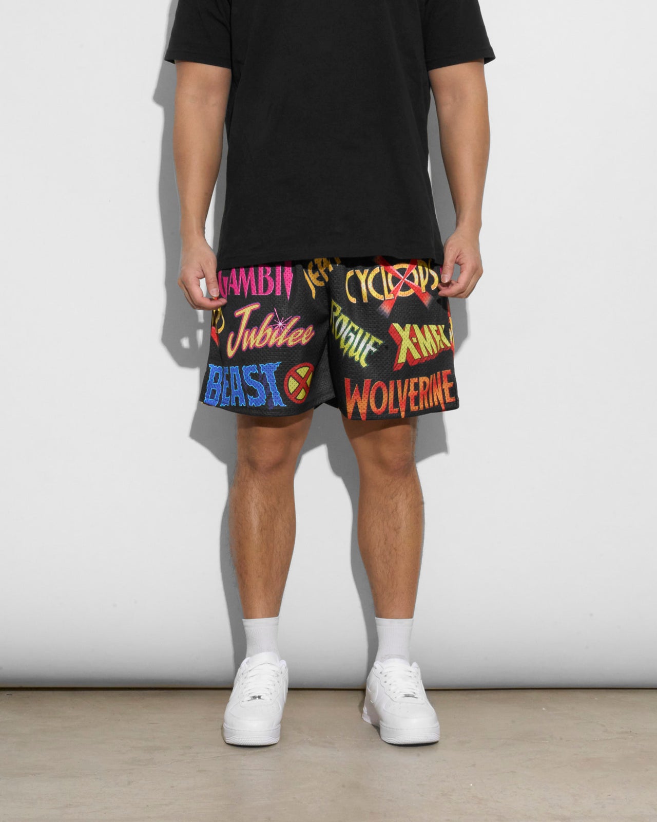 X-Men Logos AOP Retro Shorts – Chalk Line Apparel