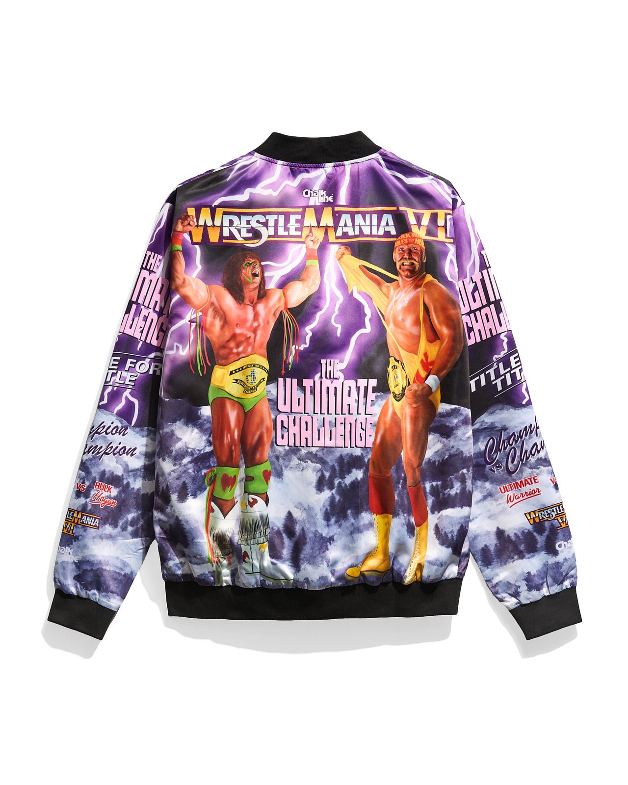 The Ultimate Challenge WrestleMania 6 Retro Fanimation Jacket – Chalk ...