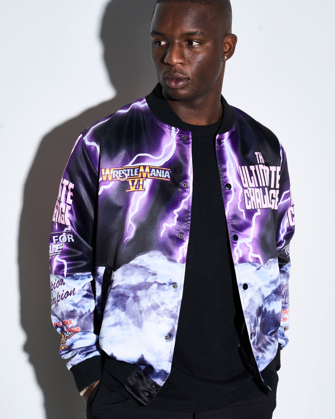 The Ultimate Challenge WrestleMania 6 Retro Fanimation Jacket – Chalk ...